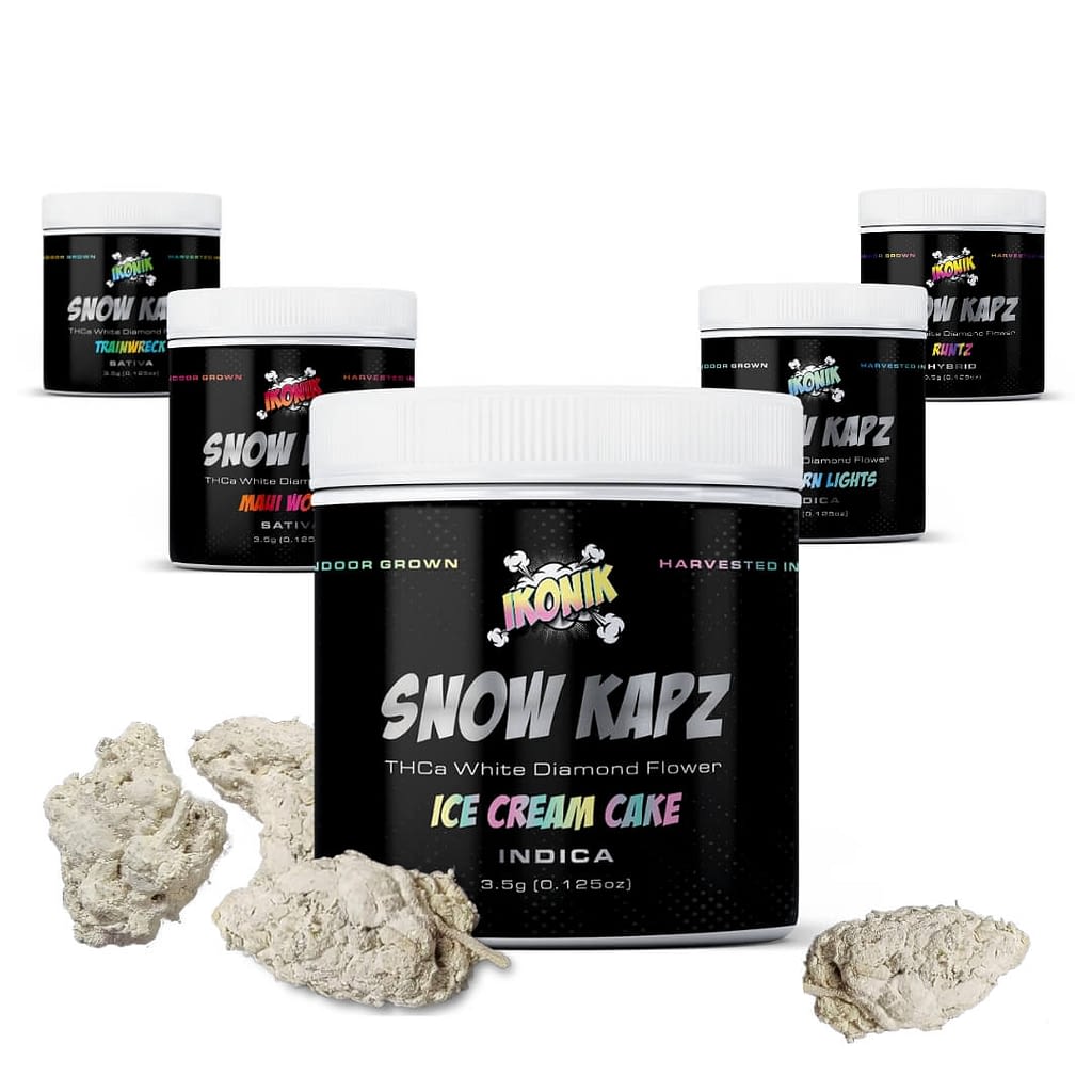IKONIK SnowKapz THCa White Diamond Flower – Wild Orchard Hemp
