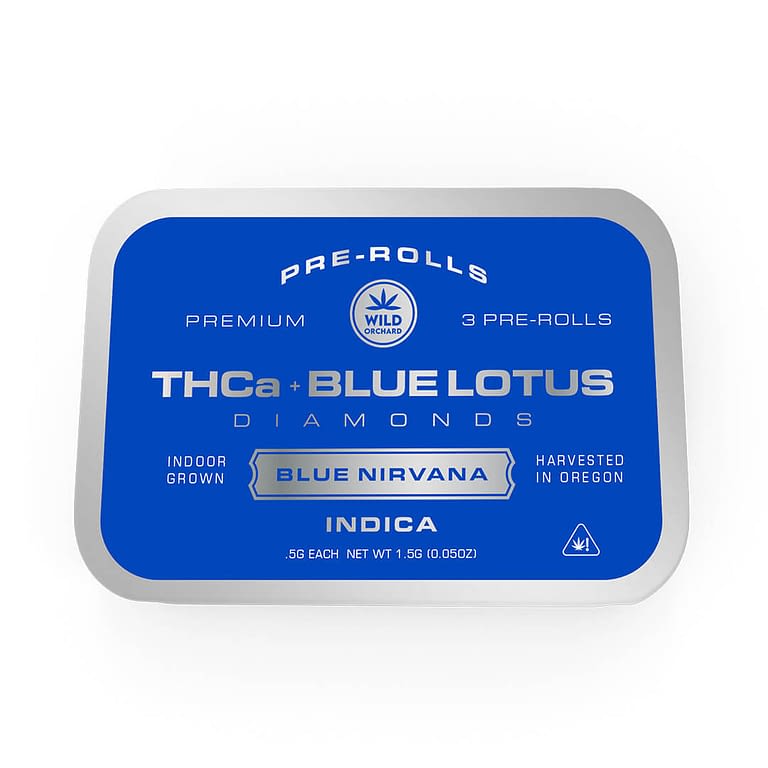 Blue Lotus THCa Diamonds Pre-Rolls – Wild Orchard Hemp