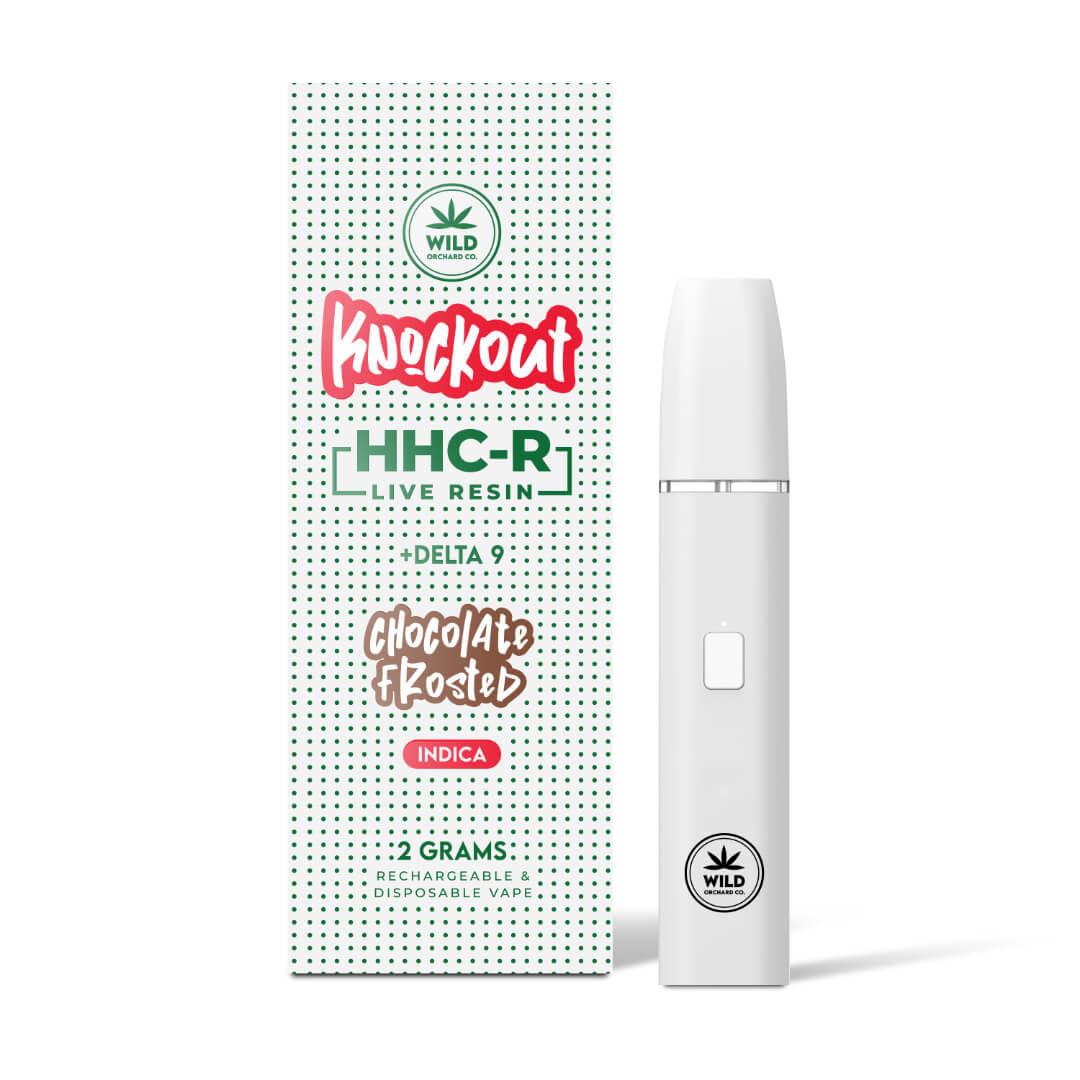 Knockout “Chocolate Frosted” HHC-R Live Resin Vape 2 Gra